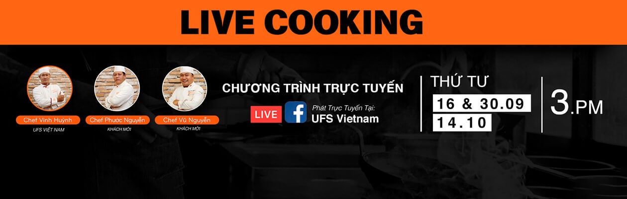 Livestream Cooking Demo từ Unilever Food Solutions