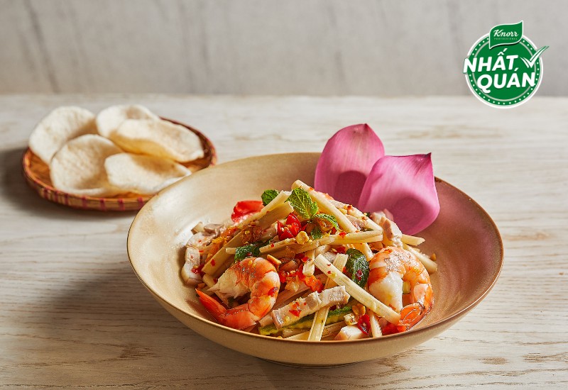 4 Cách Làm Gỏi Ngó Sen Giòn Ngon: Tai Heo, Gà, Tôm Thịt, Chân Gà